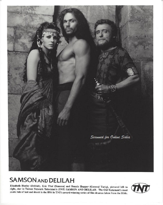 Samson and Delilah Elizabeth Hurley Eric Thal Dennis Hopper | Etsy
