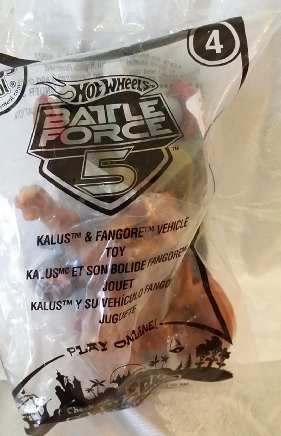 Hot Wheels No 4 Battle Force 5 Kalus & Fangore Vehicle Toy MIP - Etsy