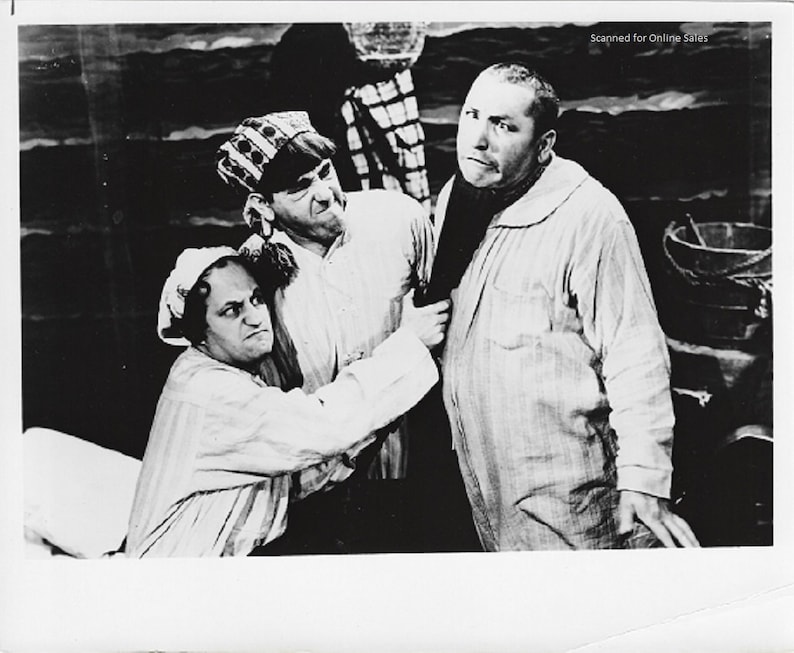 Three Stooges Moe Larry Curly 8x10 Photo - Etsy