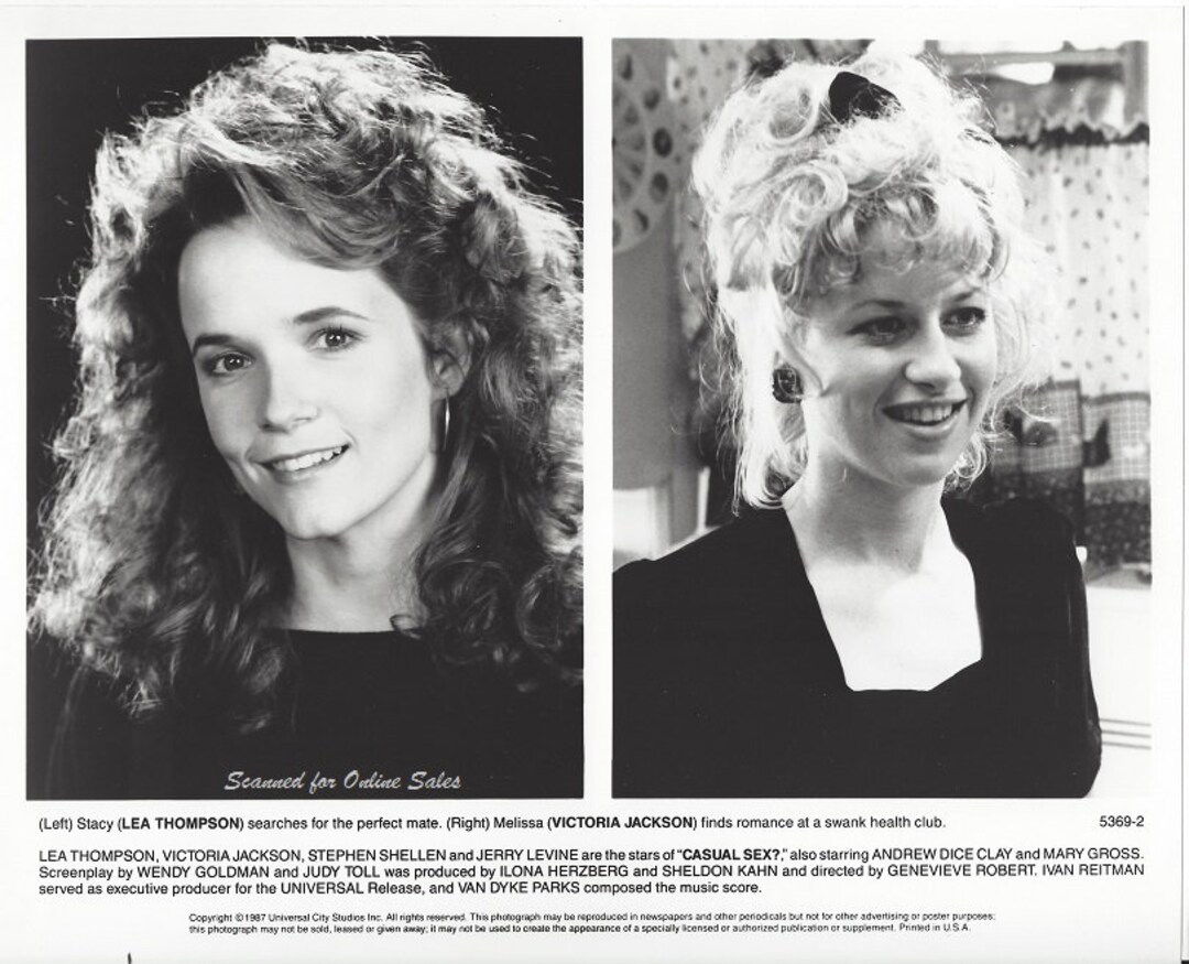 Casual Sex Lea Thompson Victoria Jackson Original 8x10 Press Etsy