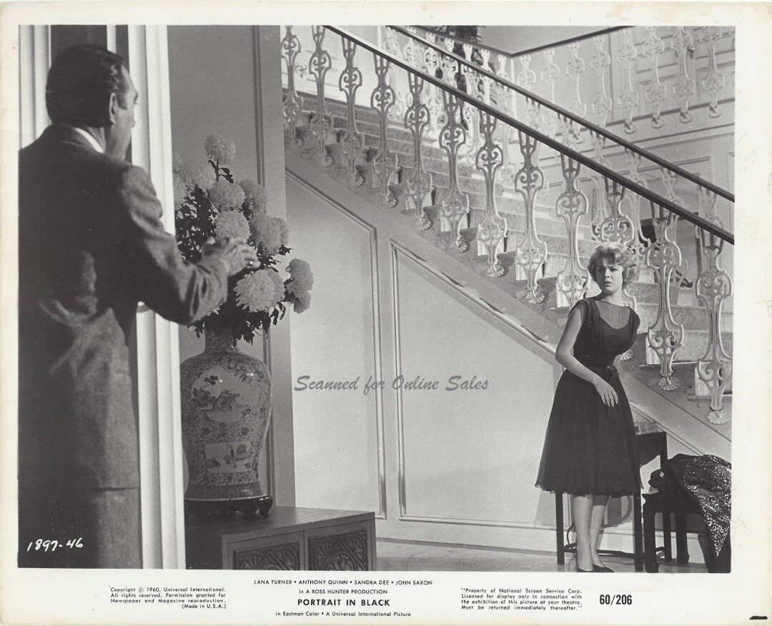 1960 Portrait in Black Sandra Dee Anthony Quinn 8x10 Press Photo 1897 ...