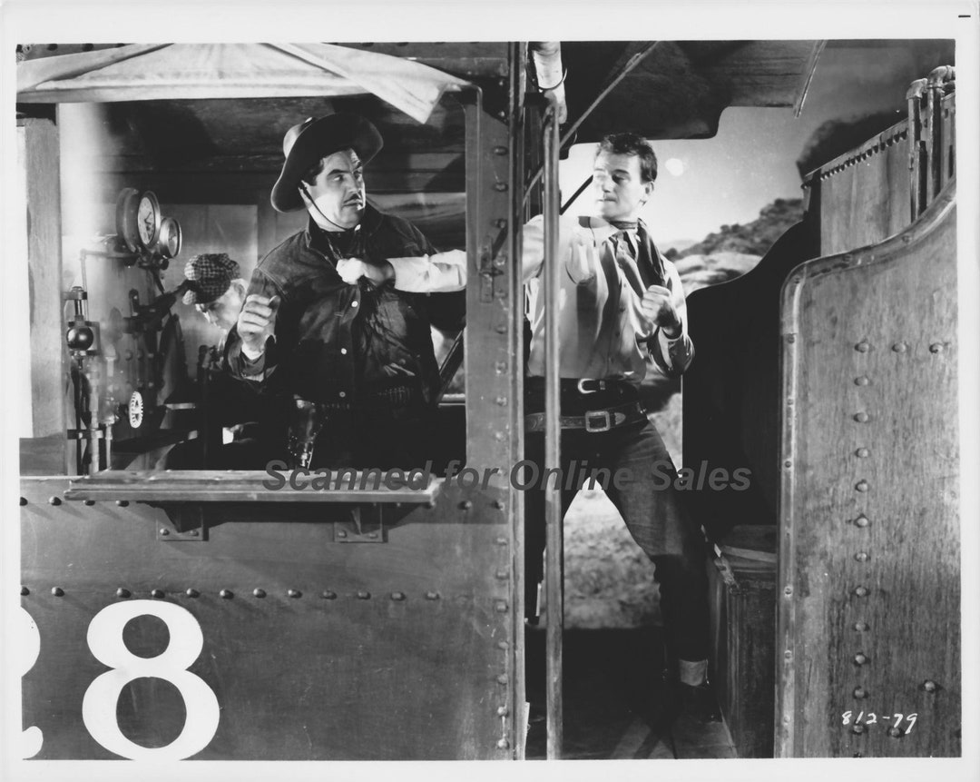John Wayne Train Fight 8x10 Photo - Etsy Australia