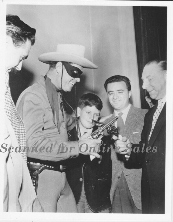 Lone Ranger Shows off Guns 8x10 Photo | Etsy