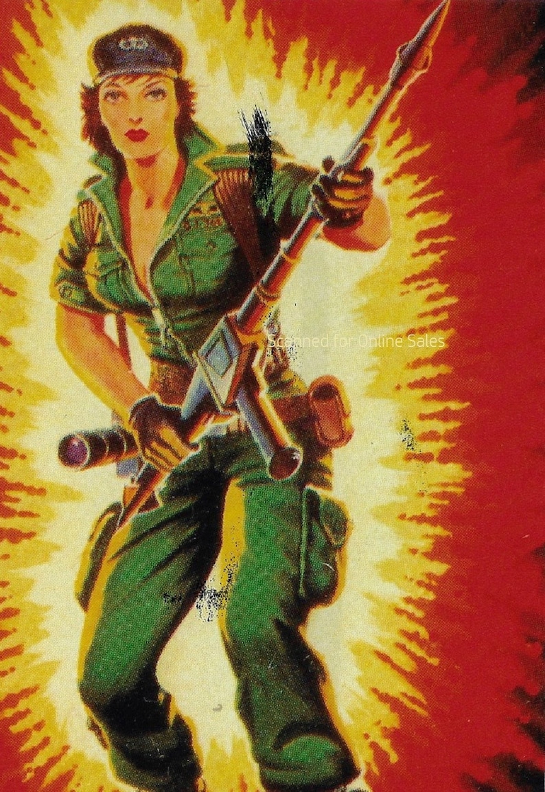 GI Joe Lady Jaye 4x6 Photo - Etsy