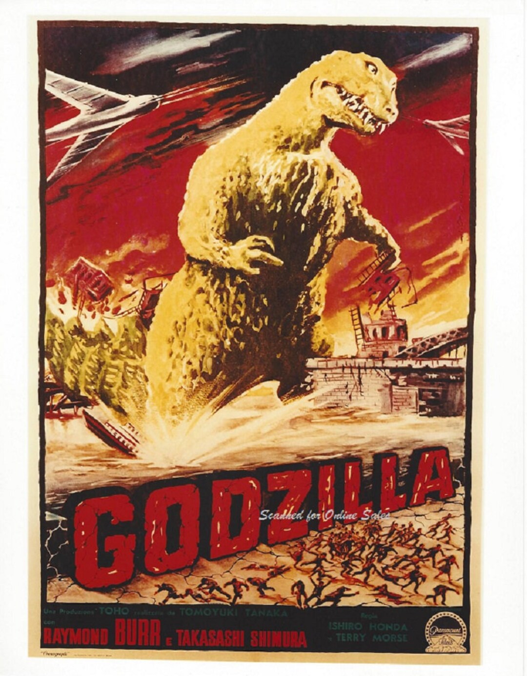 Paramount Godzilla Poster 8x10 Photo - Etsy