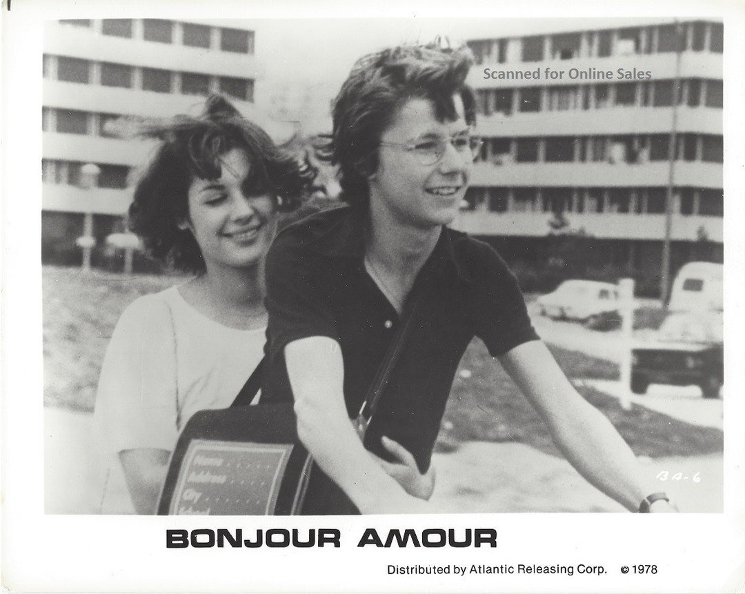Bonjour Amour Pascal Meynier Guilhaine Dubos on Motorcycle 8x10 Photo ...