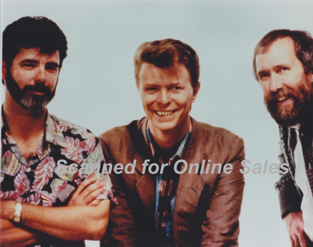 George Lucas David Bowie Jim Hensen 8x10 Photo - Etsy