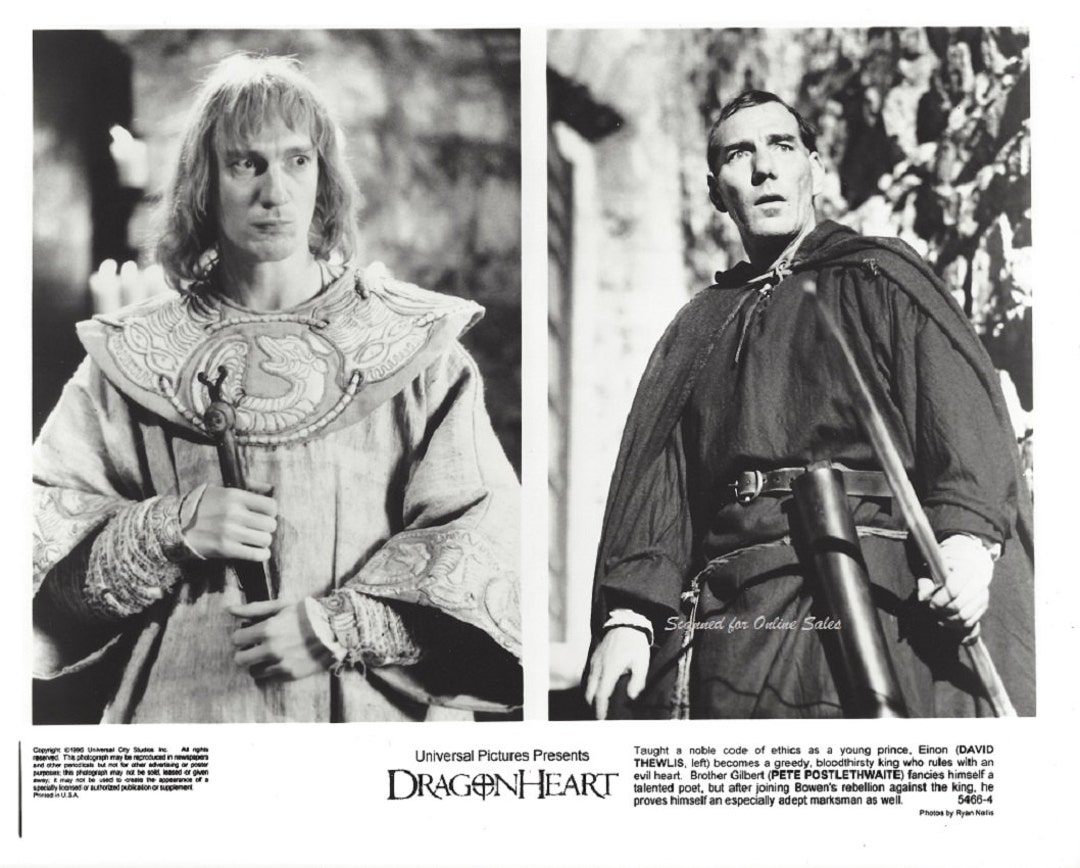 Dragon Heart David Thewlis Pete Postlethwaite 8x10 Photo - Etsy