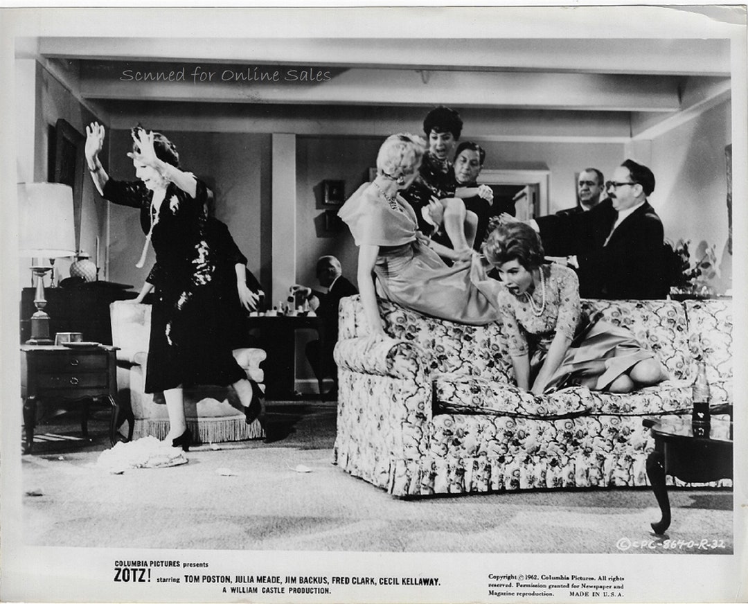 ZOTZ Margaret Dumont Cecil Calloway Tom Poston Julia Meade Jim Backus ...