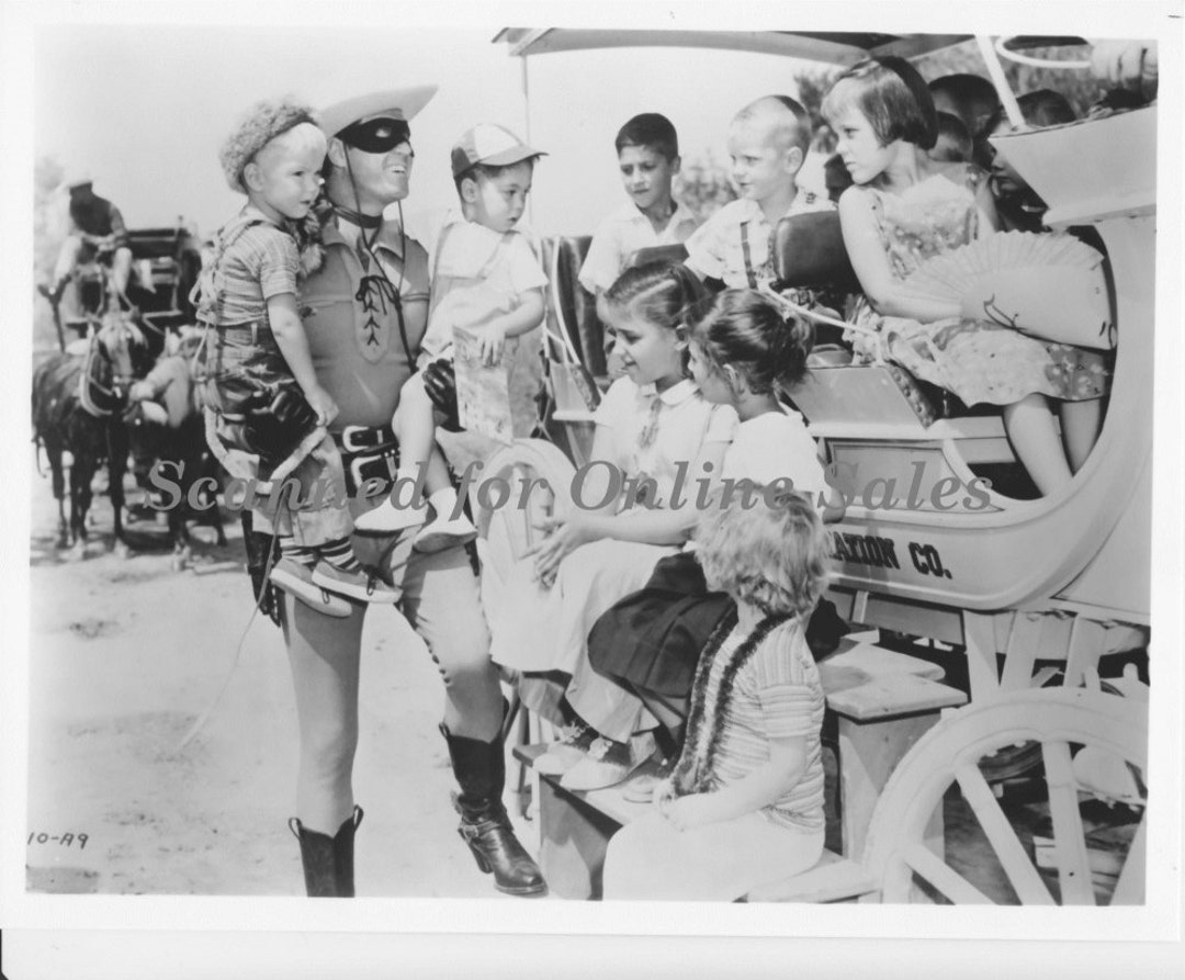 Lone Ranger Assists Fans to Board Coach 8x10 Photo - Etsy