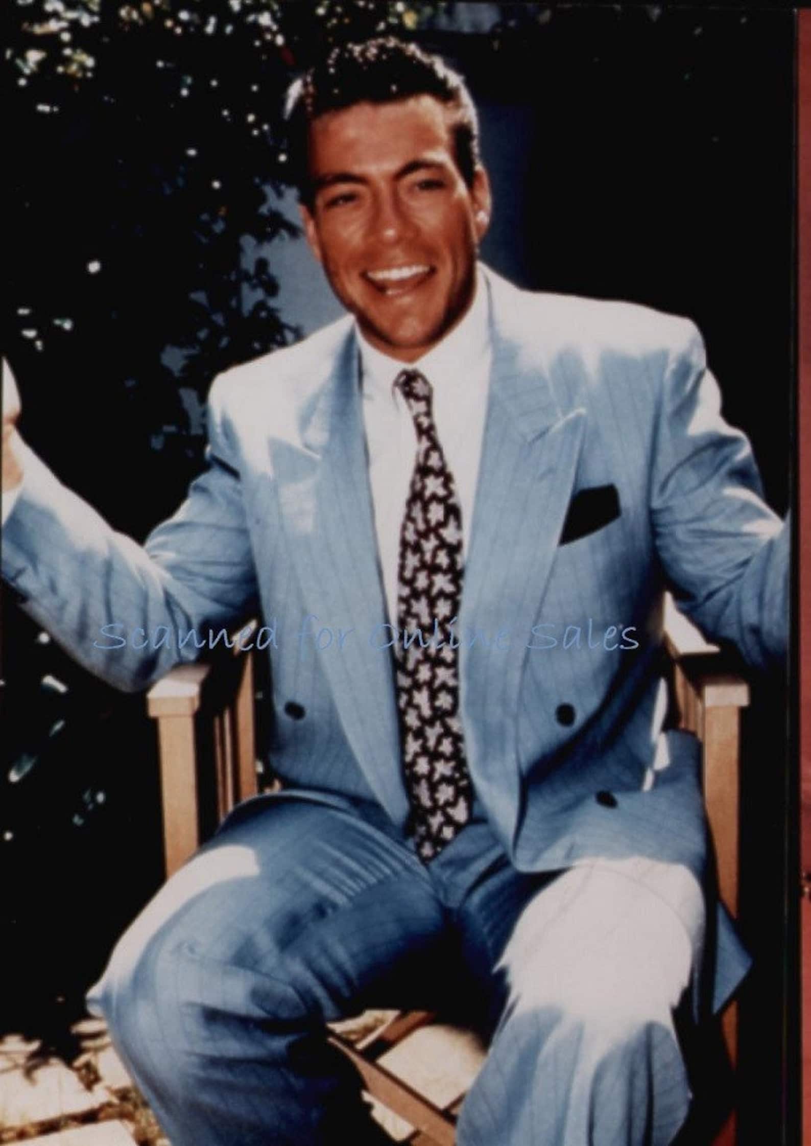 Jean Claude Van Damme Nice Blue Suit 4x6 Photo - Etsy