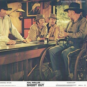 Gregory peck shoot out 1971 lobby cards,Hal walls productions Art ...