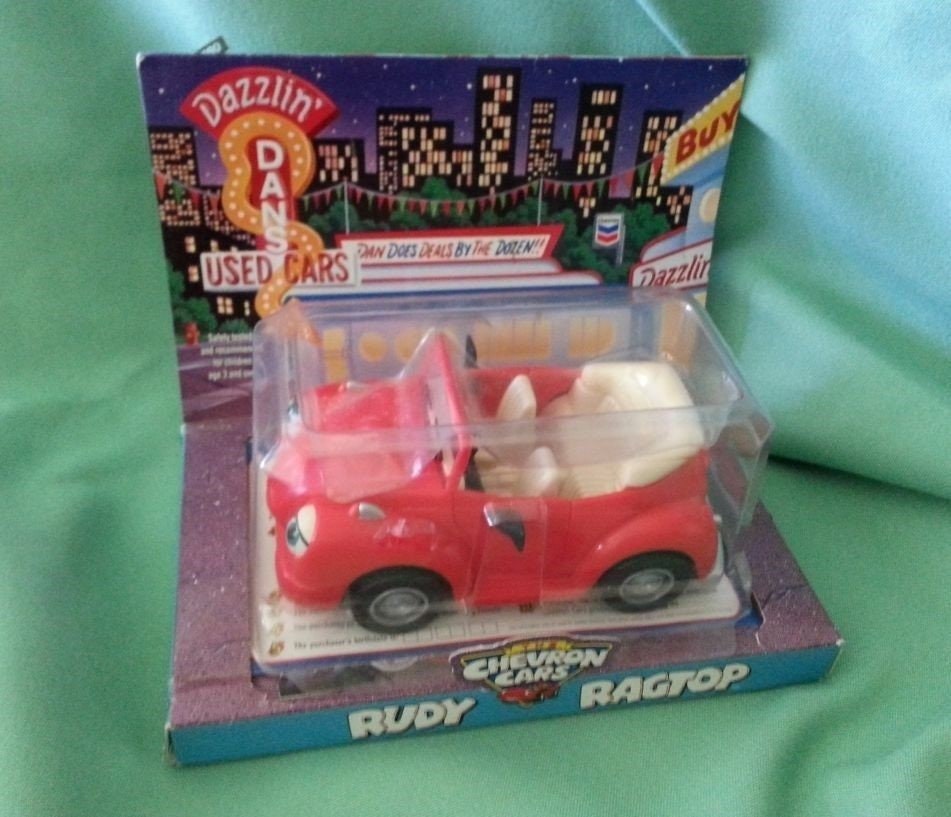 Chevron Cars Rudy Ragtop Techron 1999 MIP | Etsy