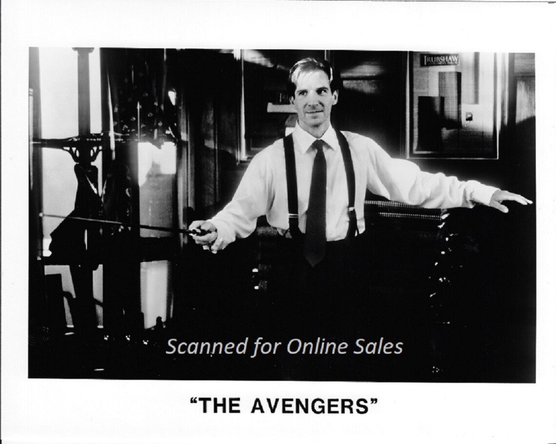 The Avengers Ralph Fiennes John Steed 8x10 Photo - Etsy