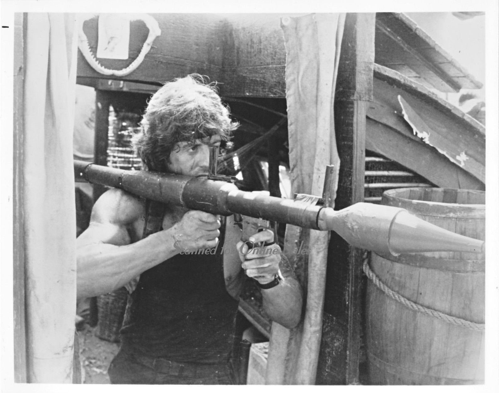 Sylvester Stallone Rambo II First Blood Rocket Launcher 8x10 | Etsy