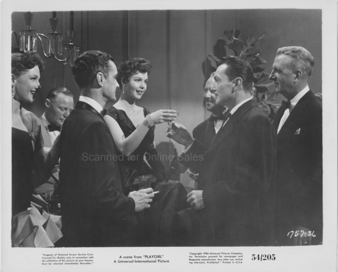 1954 Playgirl Colleen Miller Kent Taylor Gregg Palmer 8x10 Press Photo ...