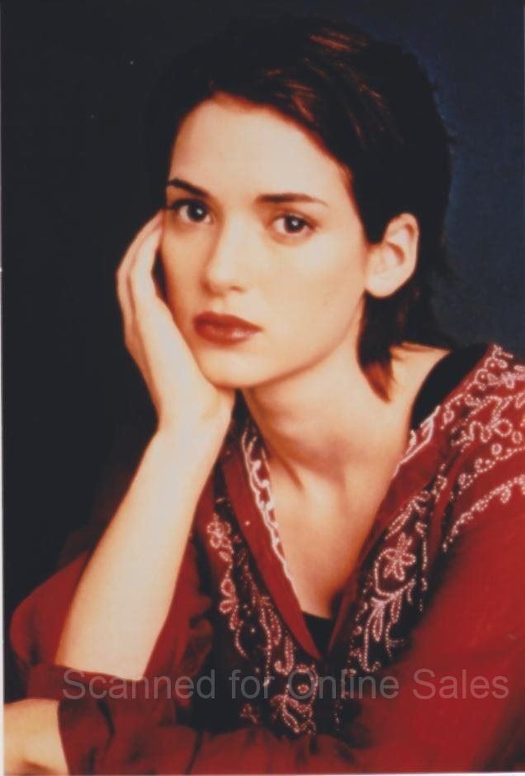 Winona Ryder Crimson Red Top 4x6 Photo - Etsy