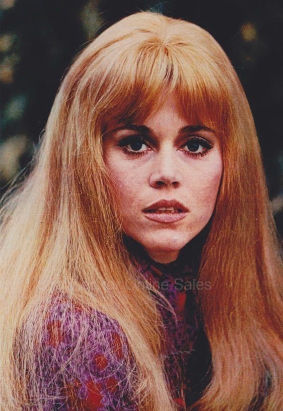 Jane Fonda Long Hair 4x6 Photo - Etsy