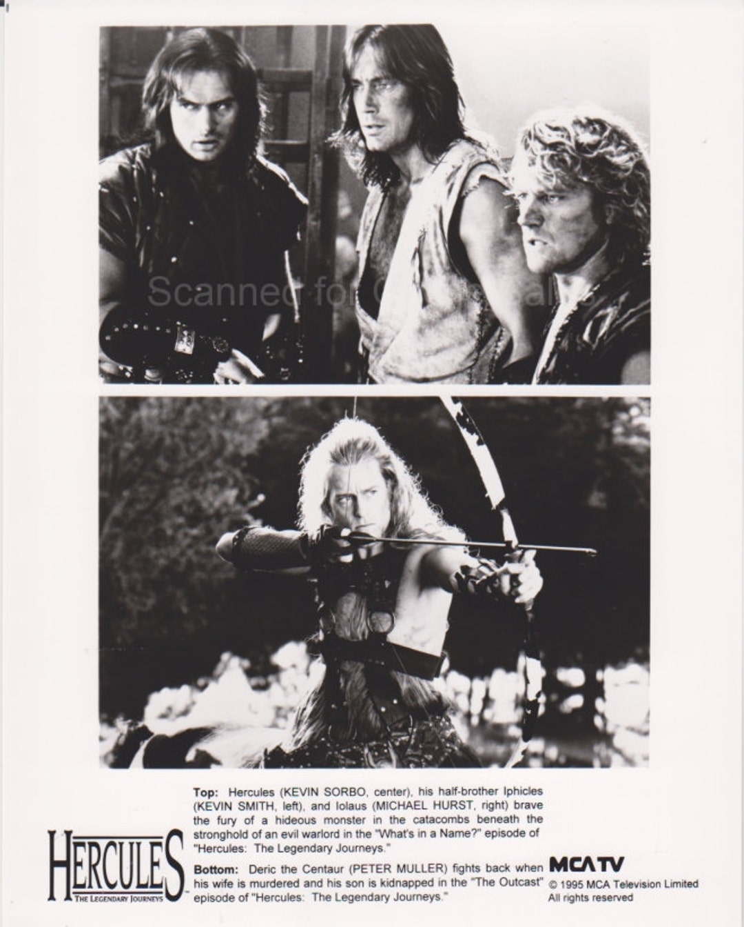 Hercules Kevin Sorbo Iphicles Kevin Smith Lolaus Michael Hurst Centaur ...