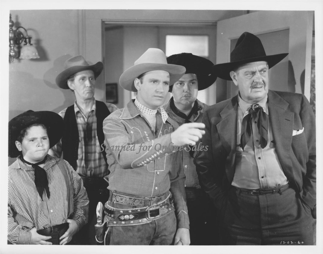 Gene Autry Joe Strauch Tadpole Smiley Burnette Frog 8x10 Photo BWS 1202 ...
