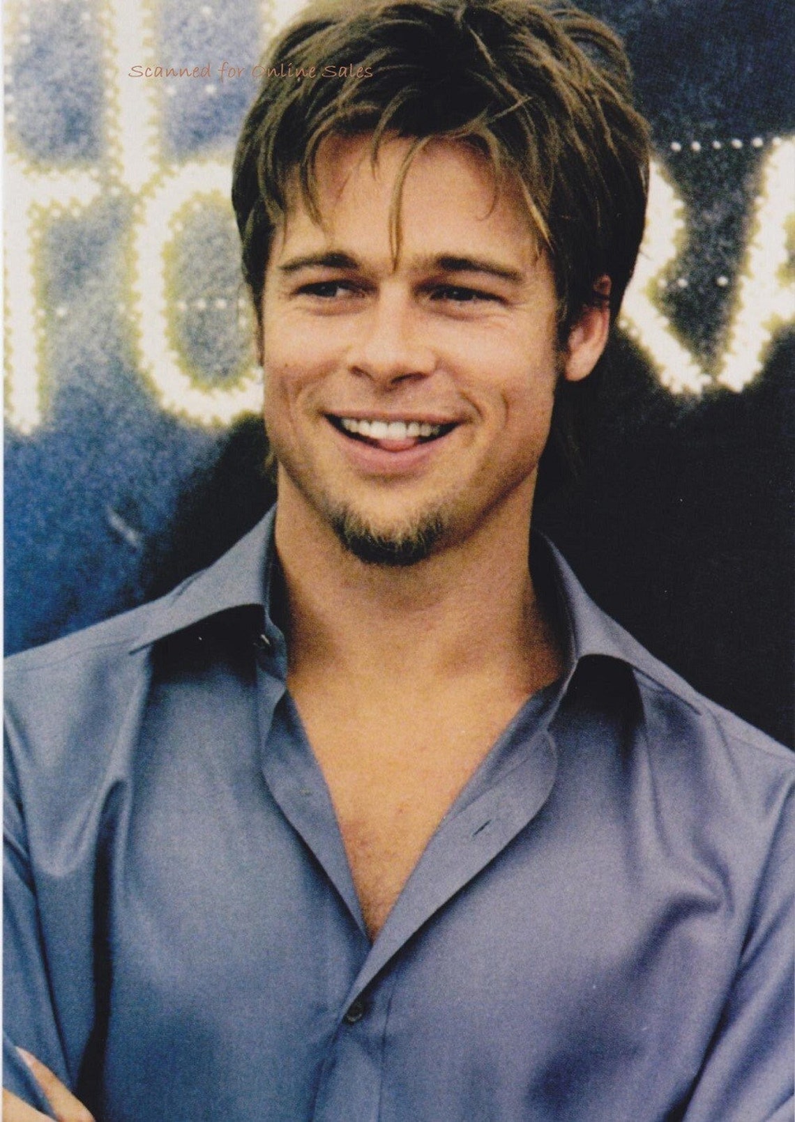 Brad Pitt Teasing Smile 4x6 Photo | Etsy