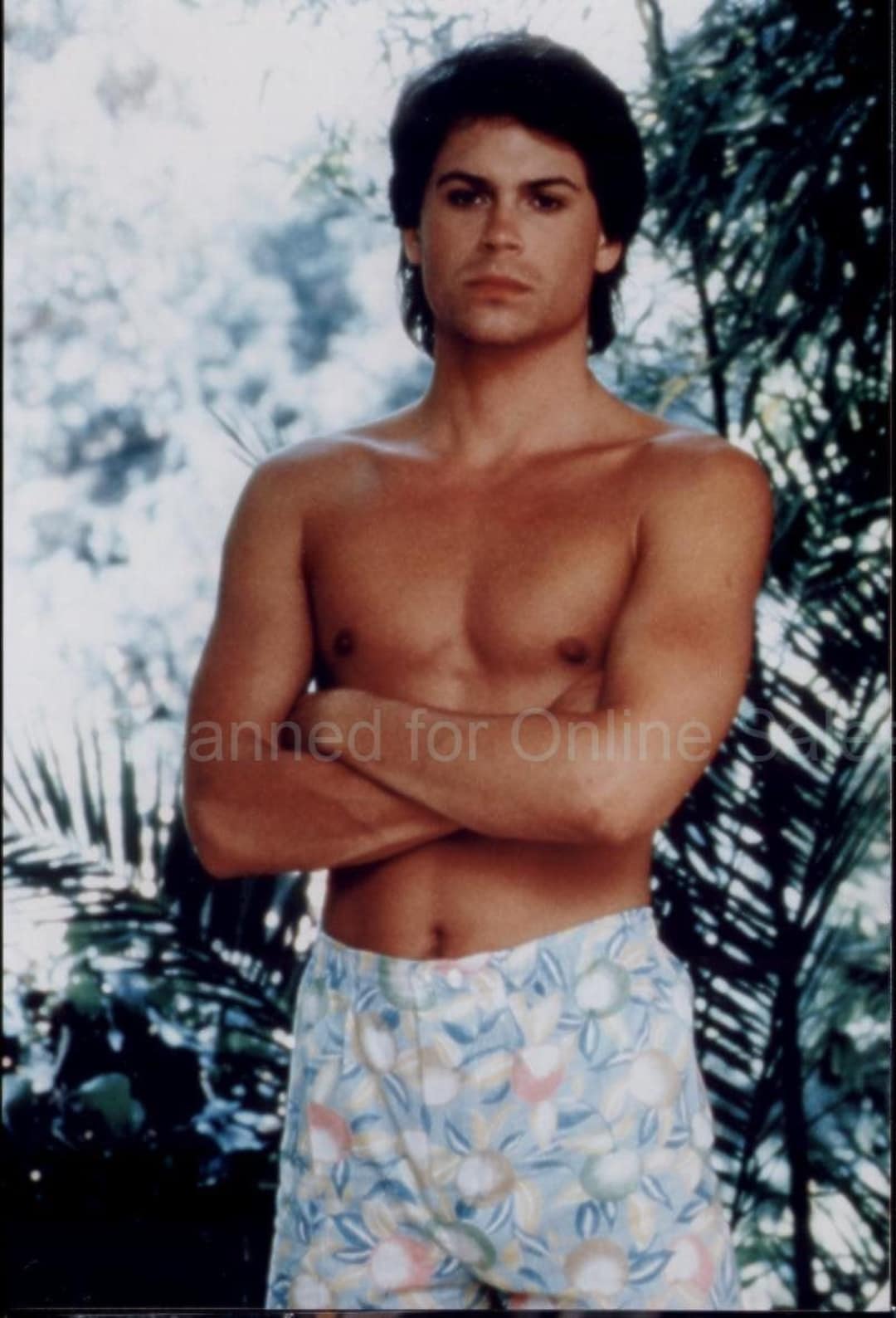 Rob Lowe Colorful Trunks 4x6 Photo - Etsy