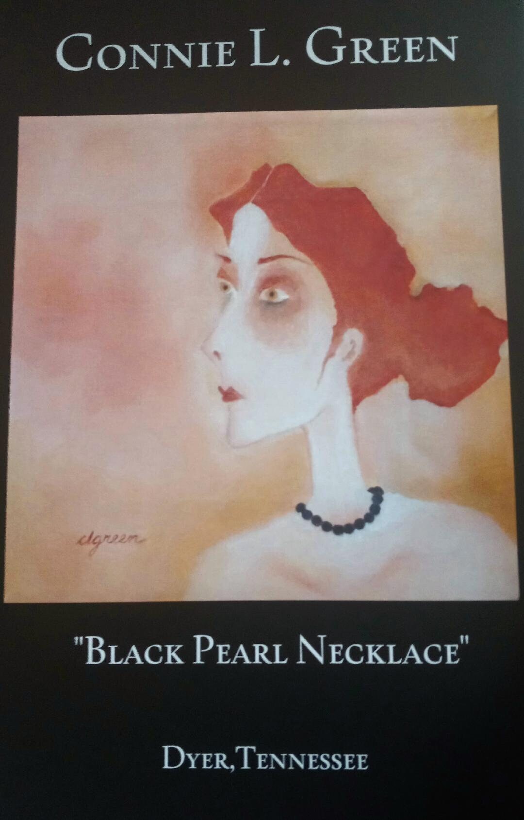 Outsider Artist: Connie Green- Poster 11"x17"-"black Pearl Necklace" - Etsy