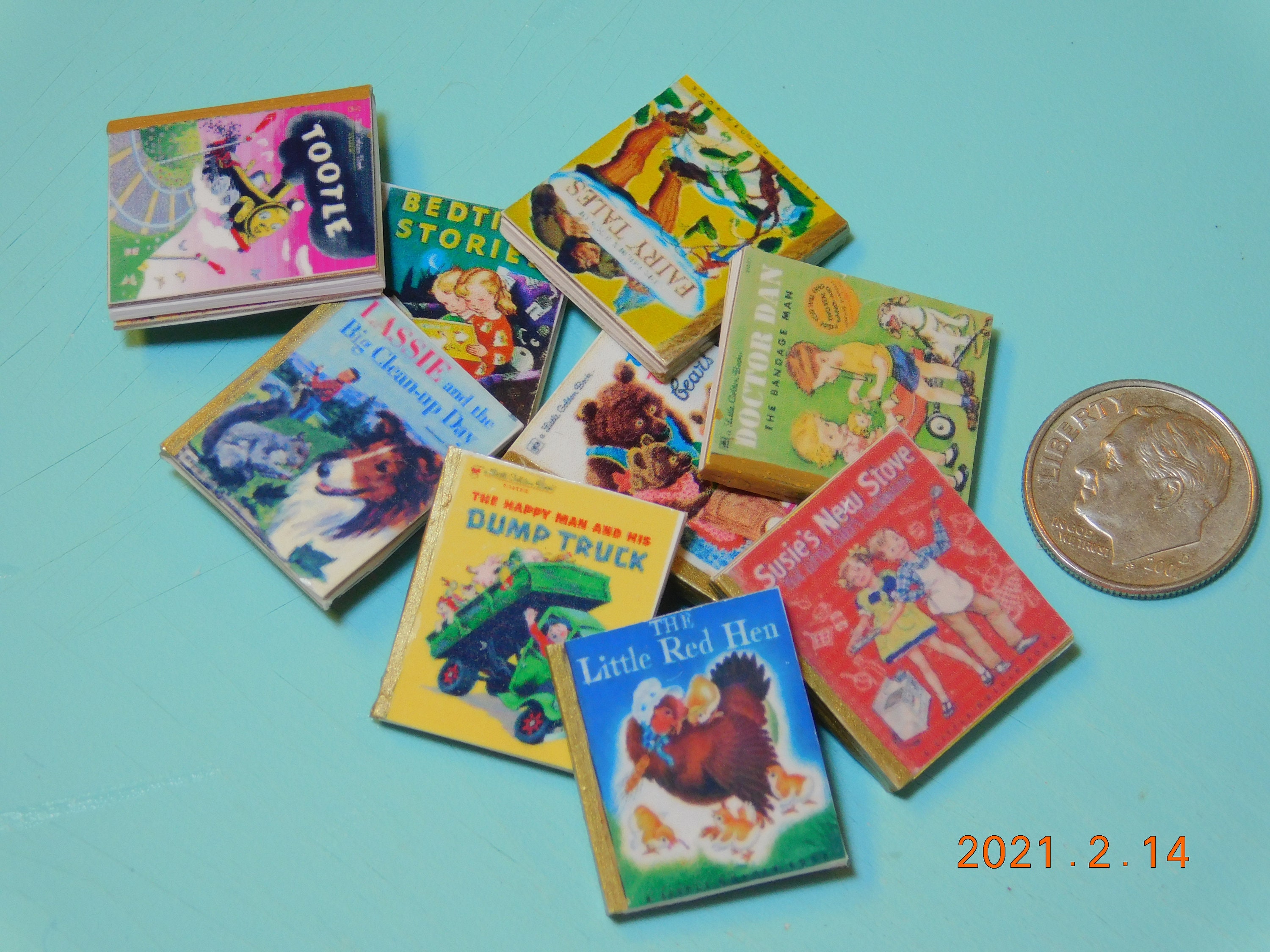 Nine Different Miniature Children's Books Lot BK 146 | Etsy