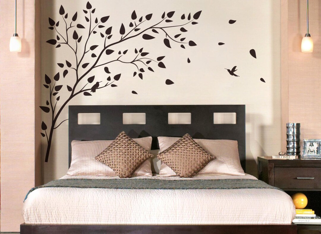 Vinyl Art Tree Branch With Birds Wall Sticker Decals Home Decor Art by ...