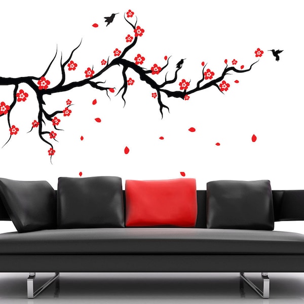 Cherry Blossom Wall Decal - Etsy
