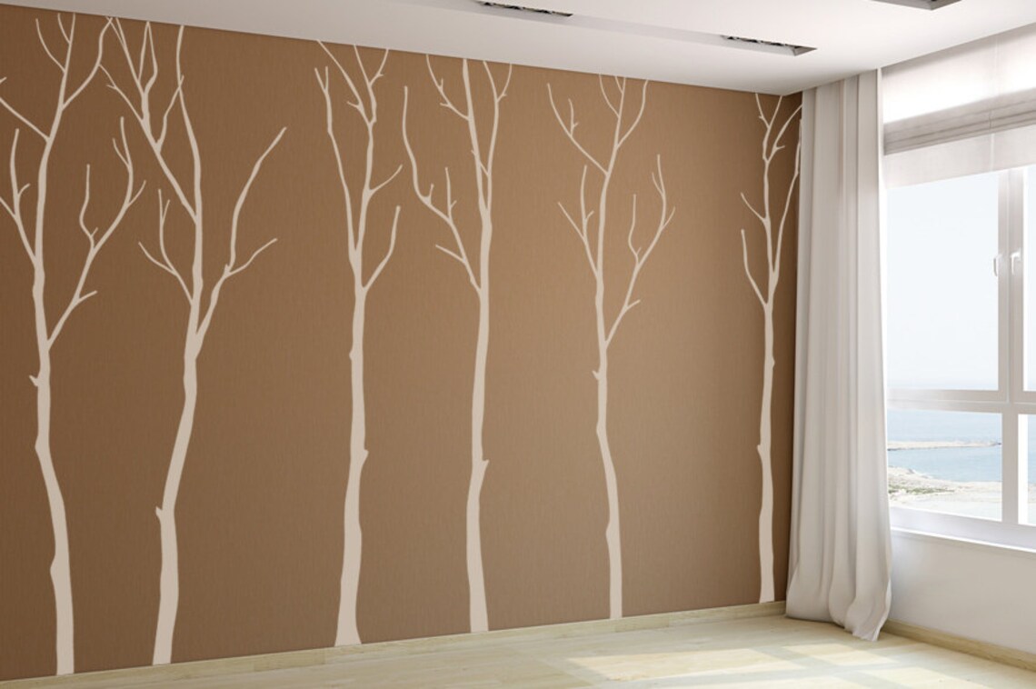 Winter Trees Decals for Walls Sticker Office Decor Decals Home - Etsy