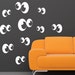 Halloween Wall Decals Stickers Ghost Halloween Decor Stick on Wall Art ...