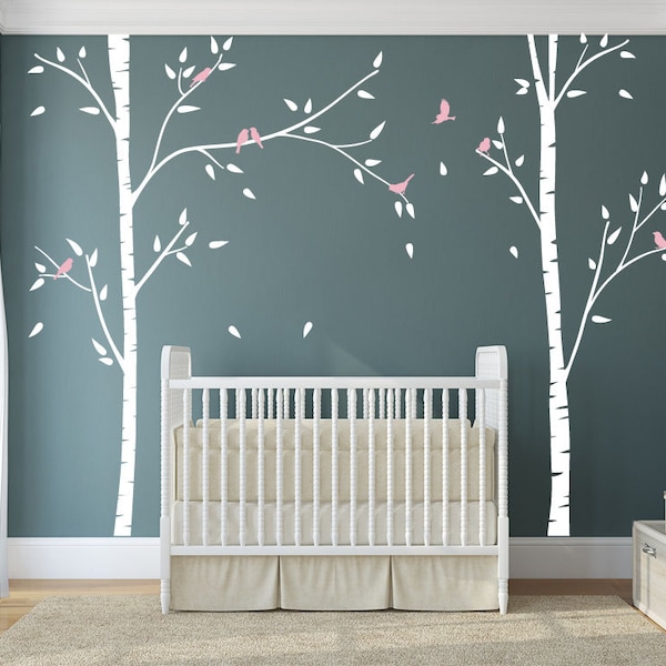 Birch Tree Decal - Etsy