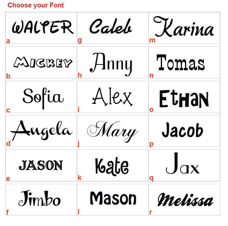 Custom Name Wall Decal Vinyl Wall Sticker Decals Personalized Art Cool ...