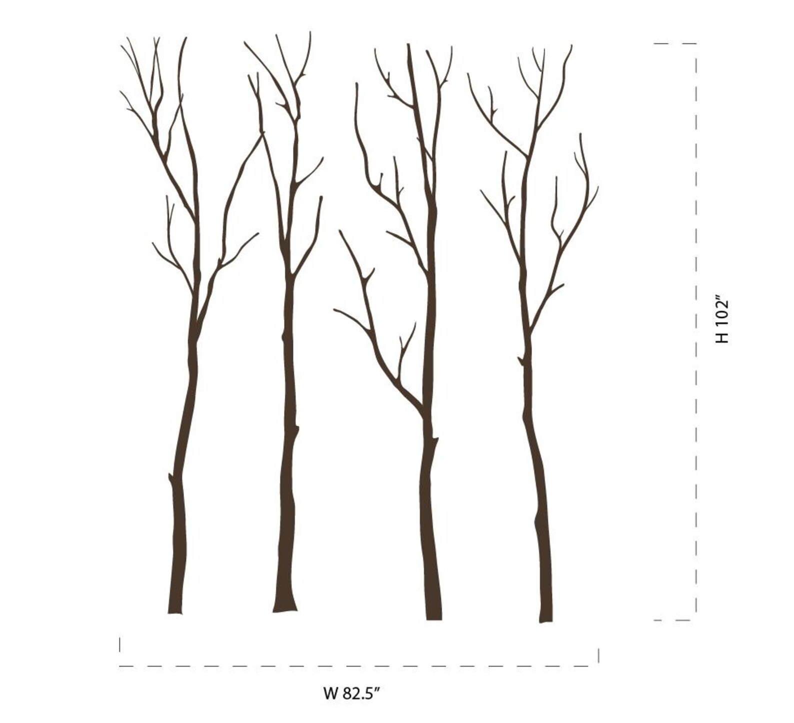 Stickers Baby Room Modern Trees Decals Designs Wall Sticker Office ...