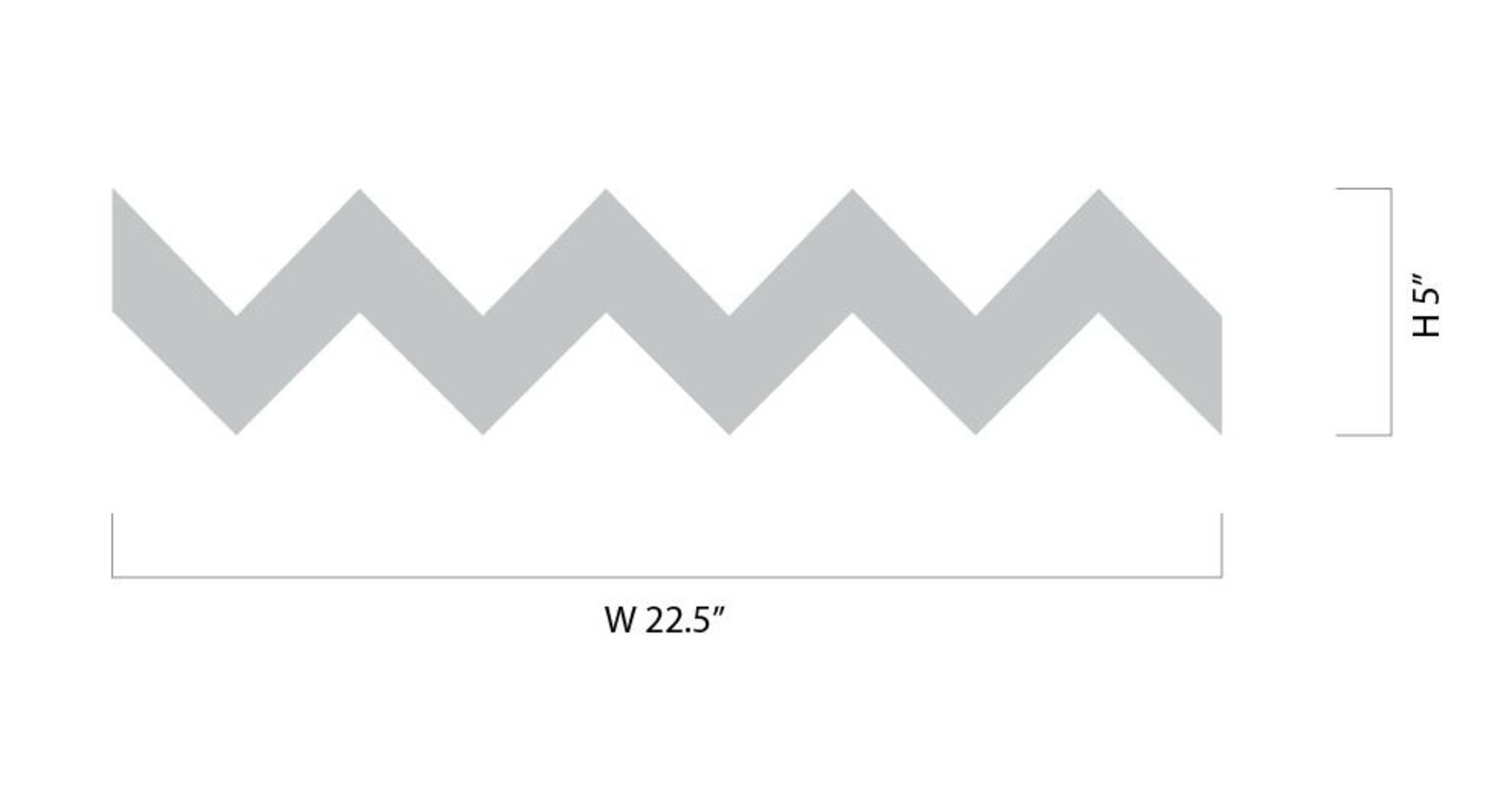 Modern Vinyl Art Wall Pattern Chevron Decals for Walls - Etsy Israel