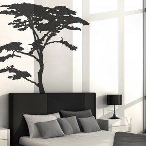 Vinyl Art Decal Realistic African Tree Wall Sticker Decals Home Decor ...