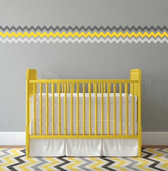 Modern Vinyl Art Wall Pattern Chevron Decals for Walls - Etsy Israel