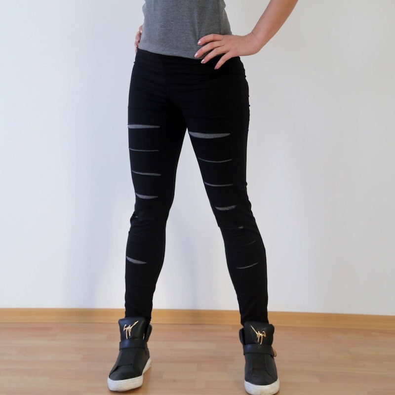 Ripped Leggings - Etsy