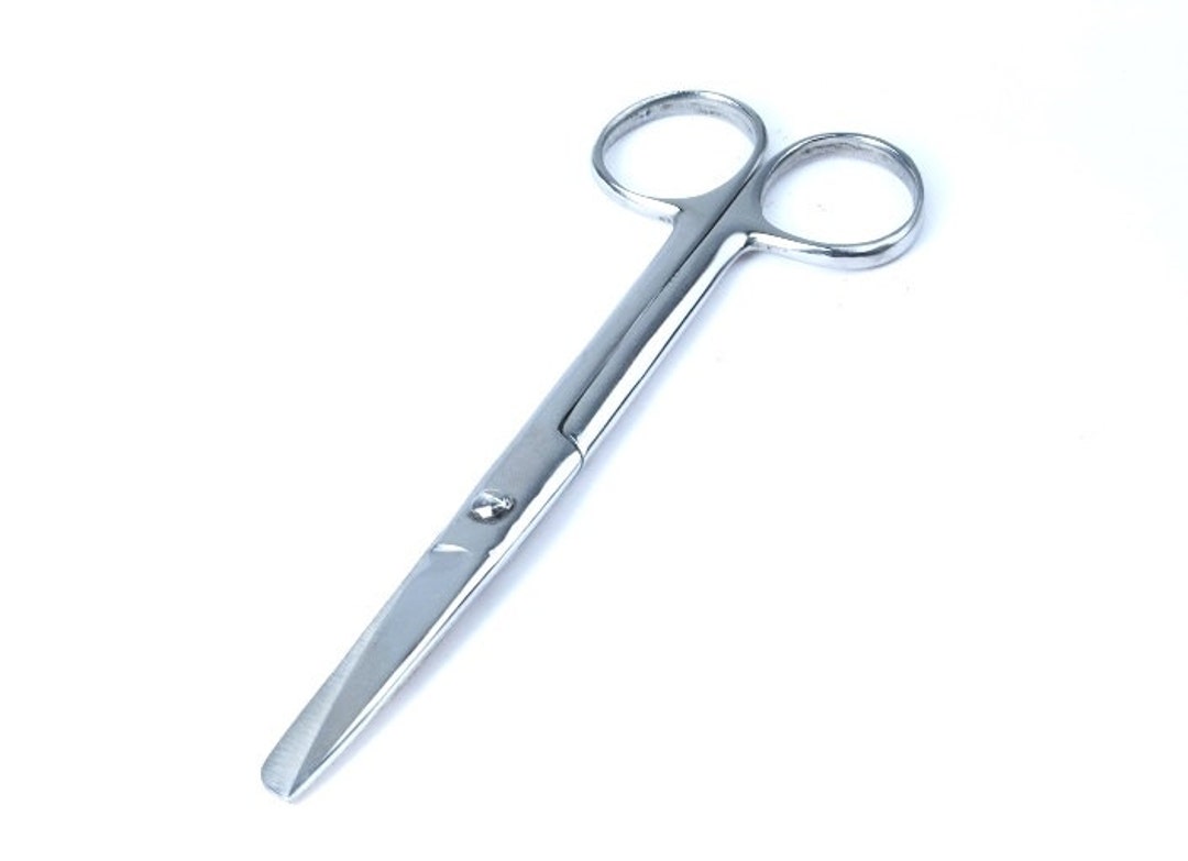 Scissors, Stainless Steel, 4" Sharp Round End. (C6070) Free UK Postage ...