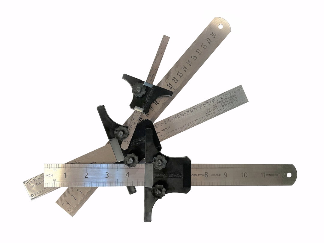 Proops Depth Gauge With a Range of Stainless Steel Rulers, Both 12" and ...