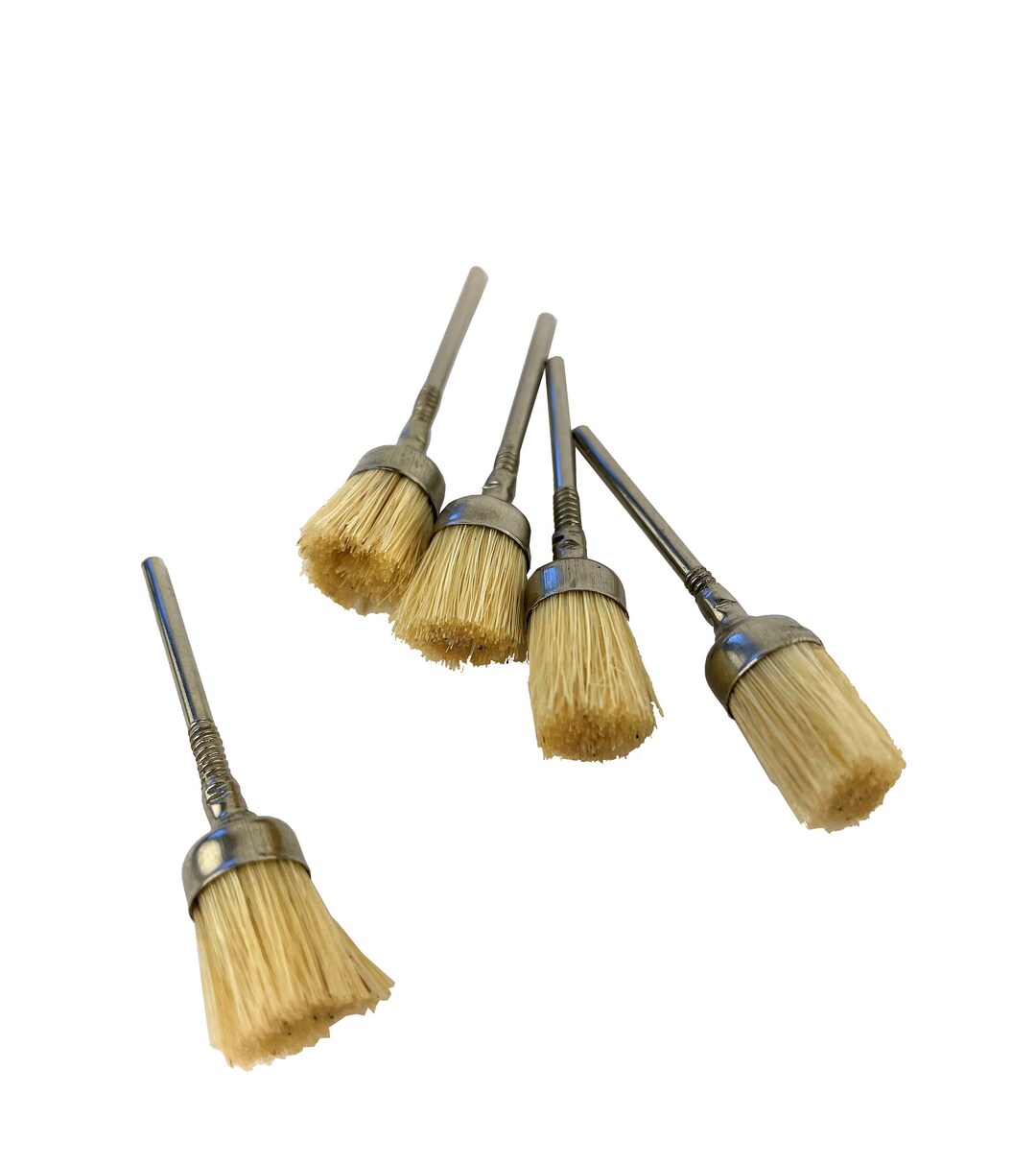Proops Pack of 5 Nylon Cup Brush (WHITE) 2.35 Mm Shank to Suit Rotalry ...