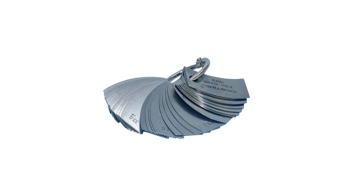 Proops Key Ring Type Metric Radius Gauge R 25 40mm 32 Steel - Etsy