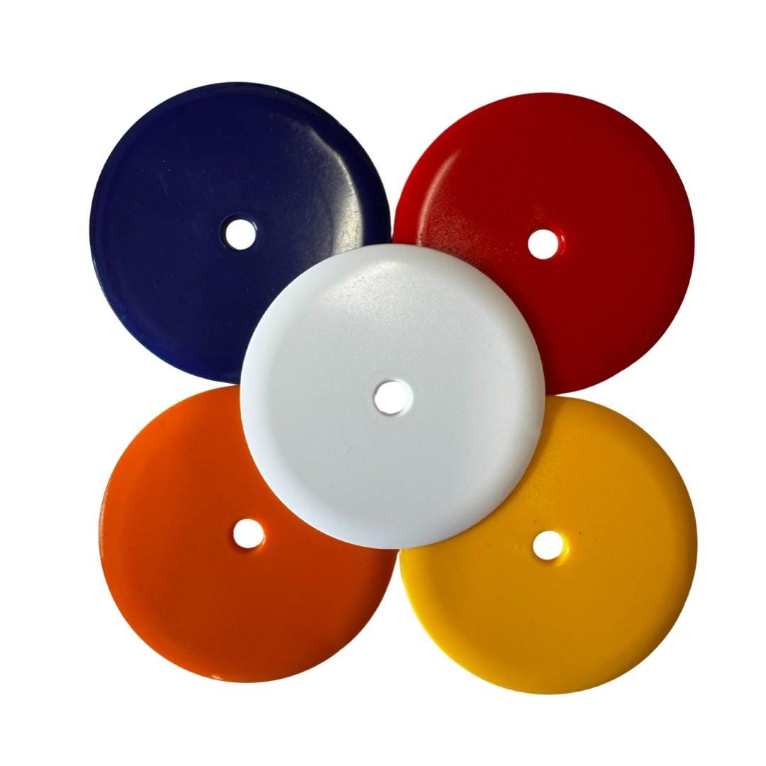 Proops Survey Markers/discs 100mm Dia, PACK of 50, Single Fixing Hole ...