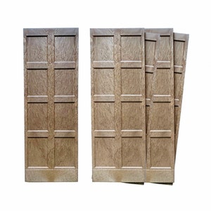 Dolls House Wall Panels, Full Height Box Shaker Style, Choice of Colour ...