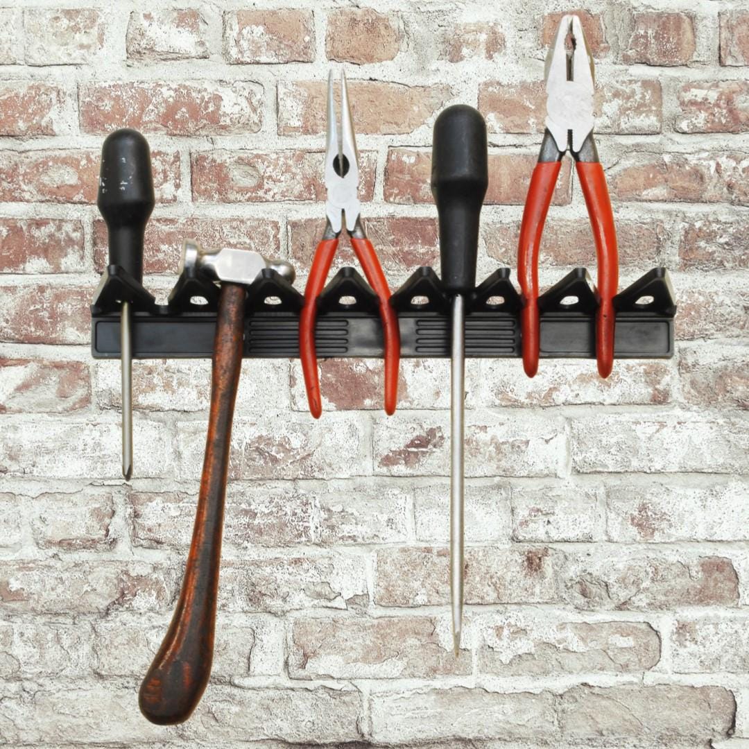 Proops Tool Rack, Garage Wall Storage Kit, Pack of 4 Tool Organisers ...