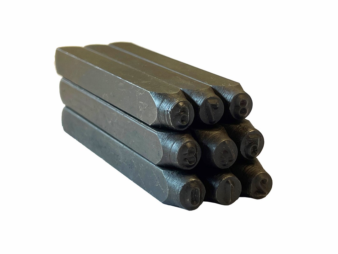 Proops Metalwork Number Stamp Set, 2.5mm. Jewellery Making Tools ...