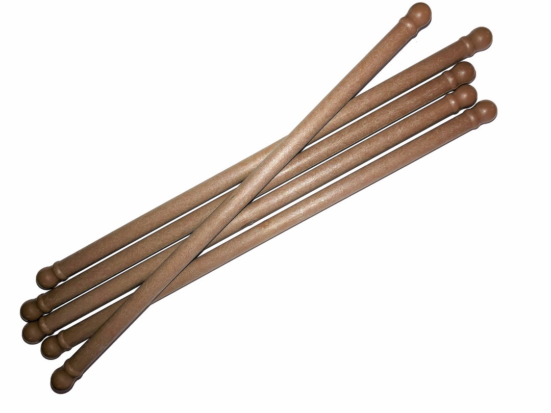 Linic Products UK Made Macrame Craft Scroll End Dowels Rods, Plastic ...
