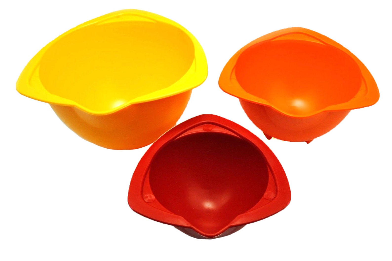 Stackable Children's Baking Mixing Bowls Set of 3 Bright - Etsy