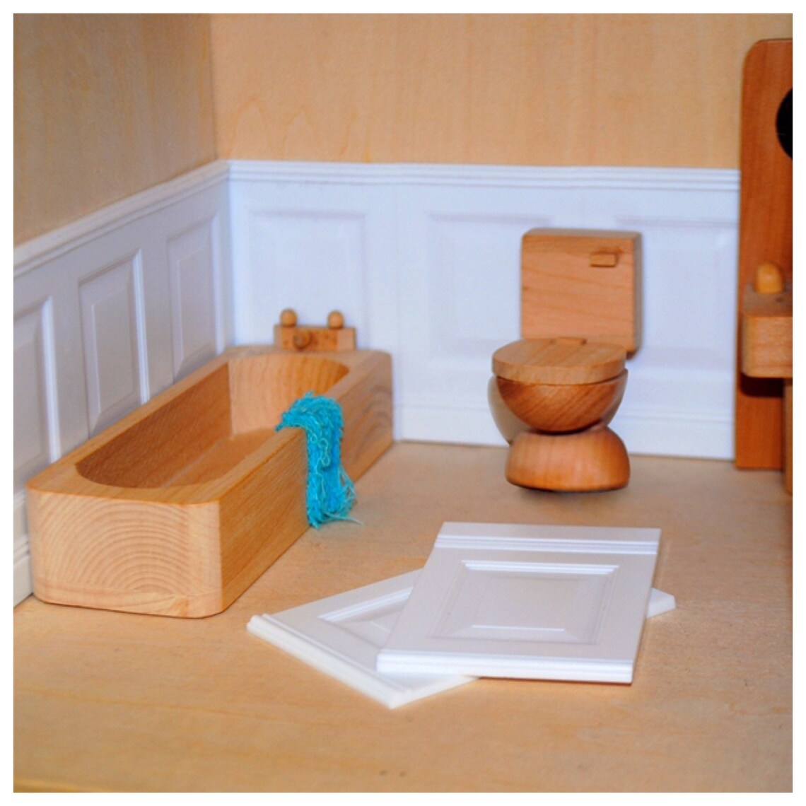 Dolls House Wall Panels White Fielded Panels Pack of 10 - Etsy Singapore